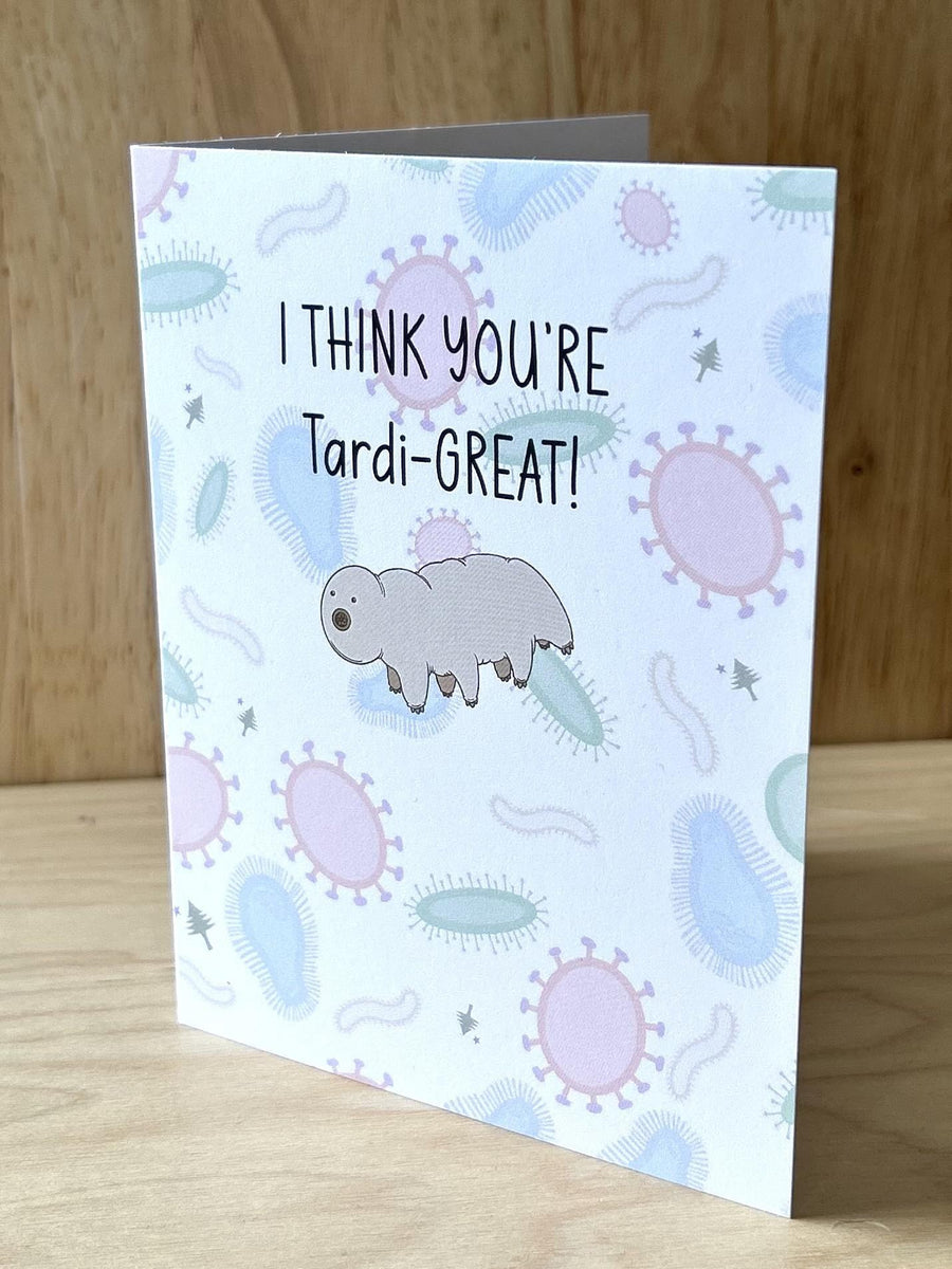 I Think You're Tardi-GREAT Greeting Card @wren.draws.monsters – The ...