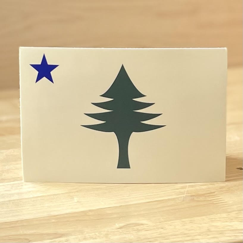 Six Inch 1901 Flag Sticker @good_maine – The Maine Souvenir Shop